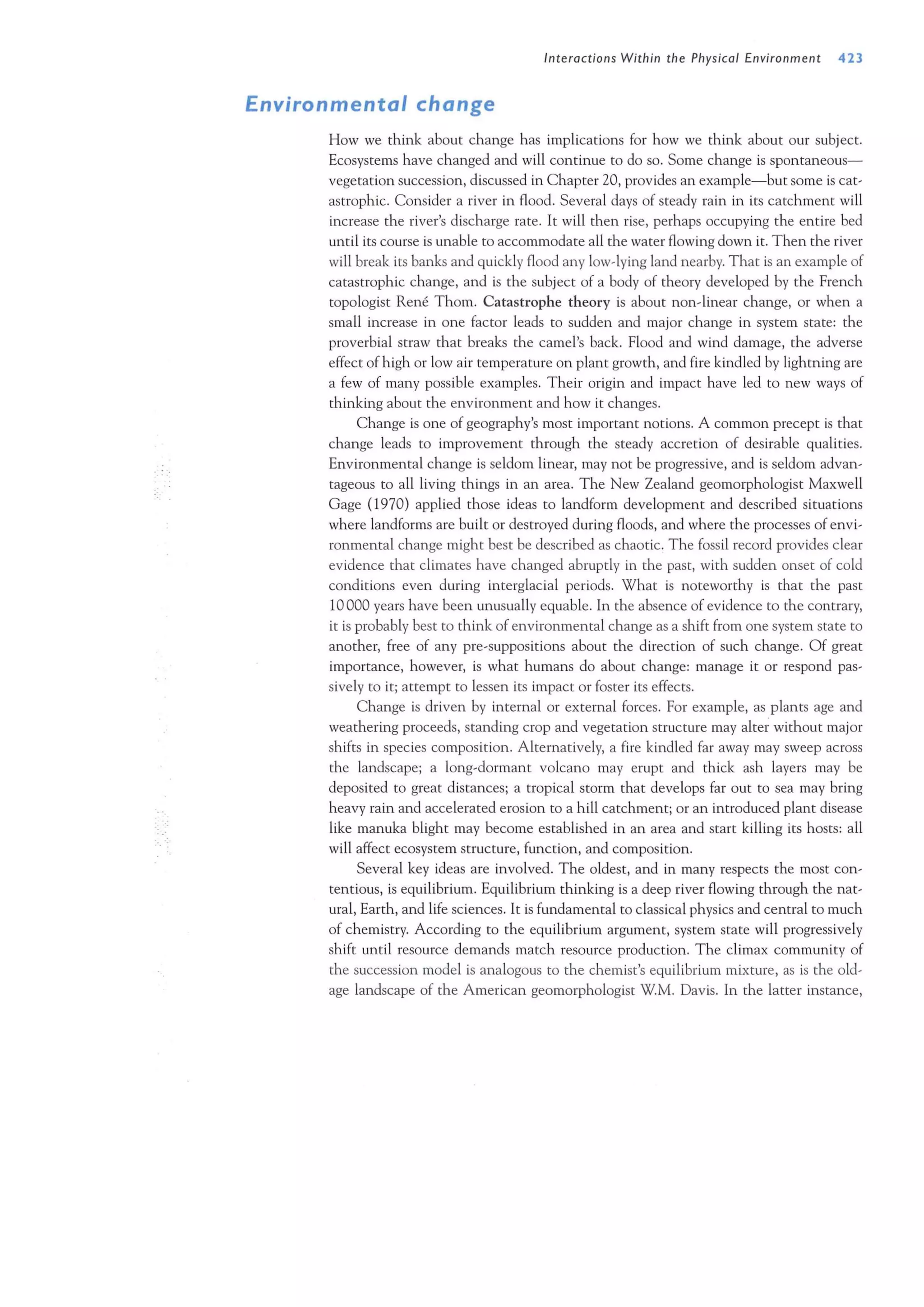 The physical environment | PDF