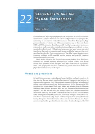 The physical environment | PDF