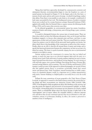 The physical environment | PDF