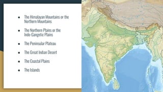 The physical features of INDIA | PDF