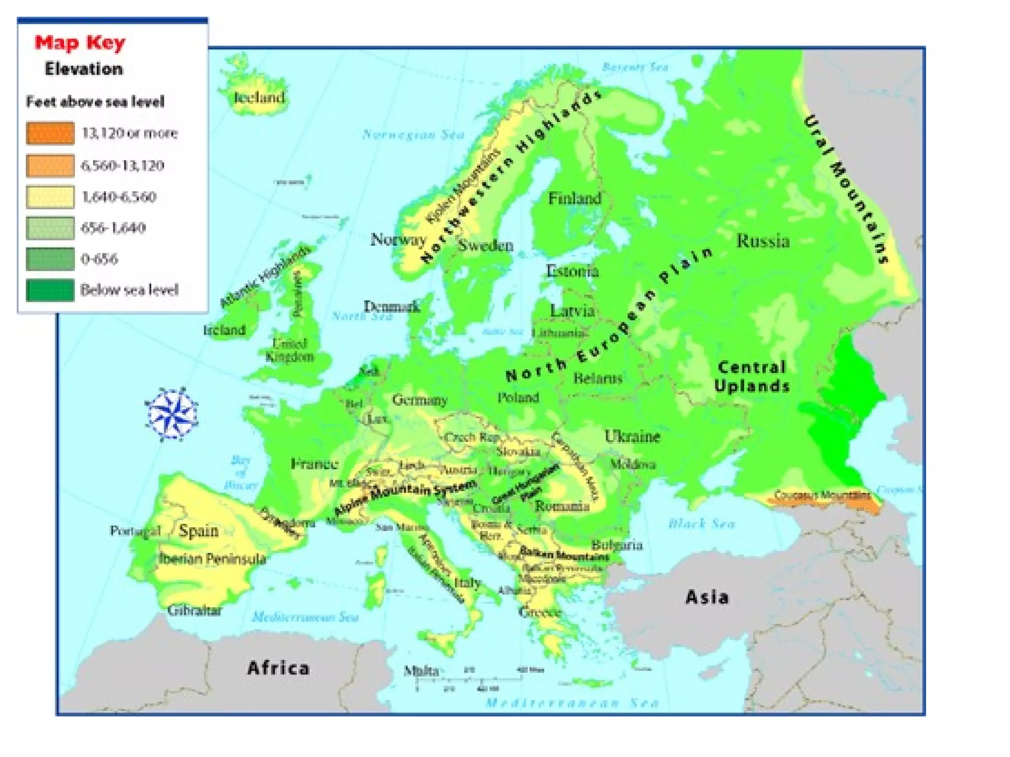 The Physical Geography of Europe | PPT
