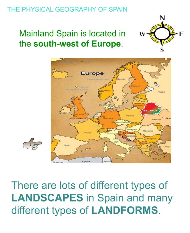 The physical geography of spain | PPTX | Europe Travel | Travel Locations