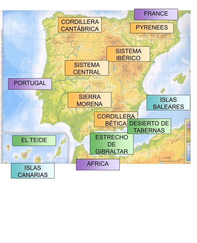 The physical geography of spain | PPTX | Europe Travel | Travel Locations