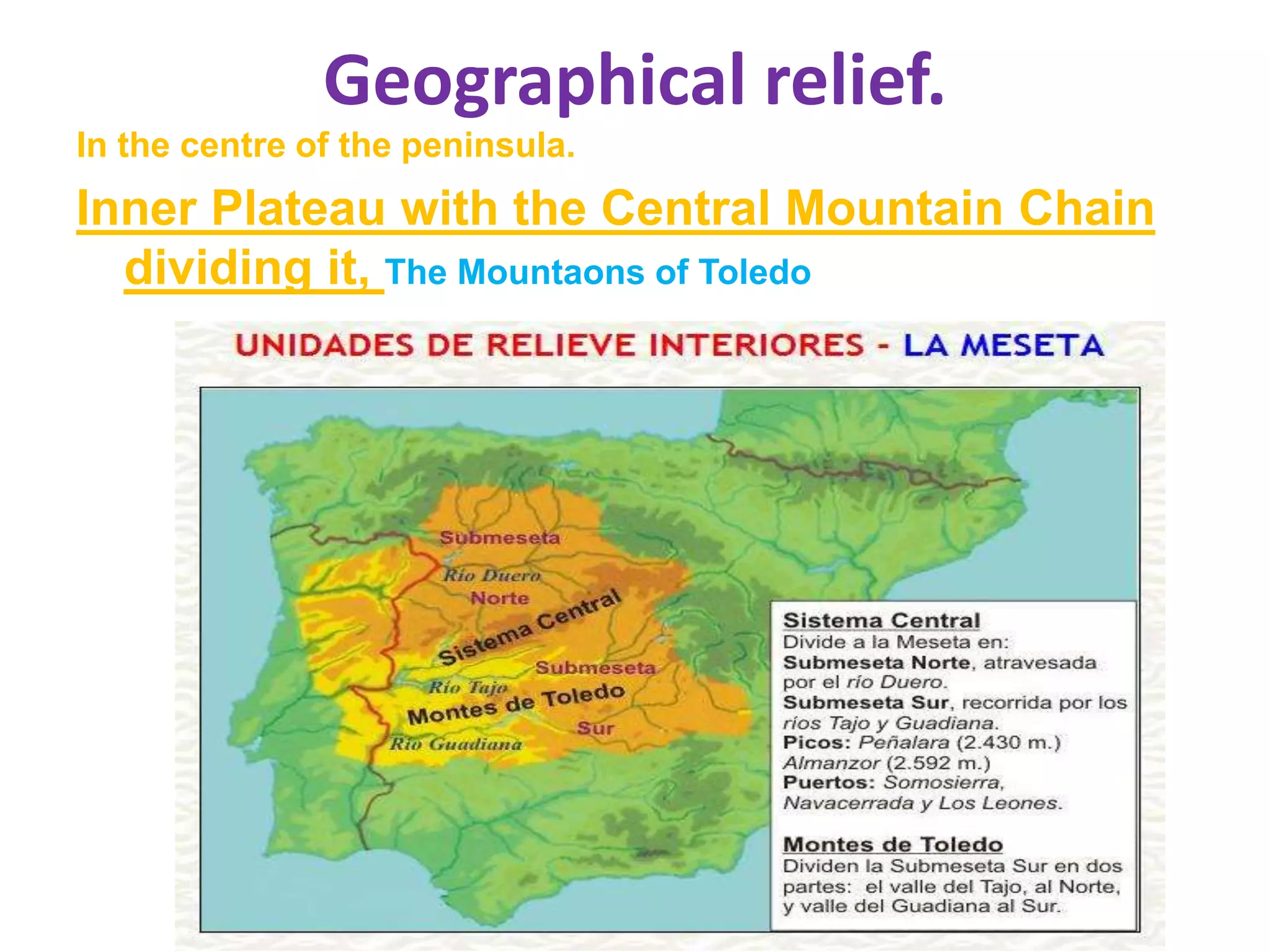 Thephysicalgeographyofspain | PPTX