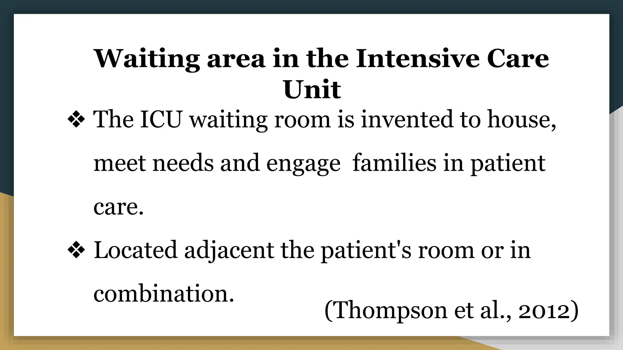 The Physical Layout of the Recovery Room and ICU (1) (1).pptx