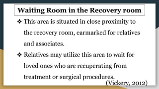 The Physical Layout of the Recovery Room and ICU (1) (1).pptx