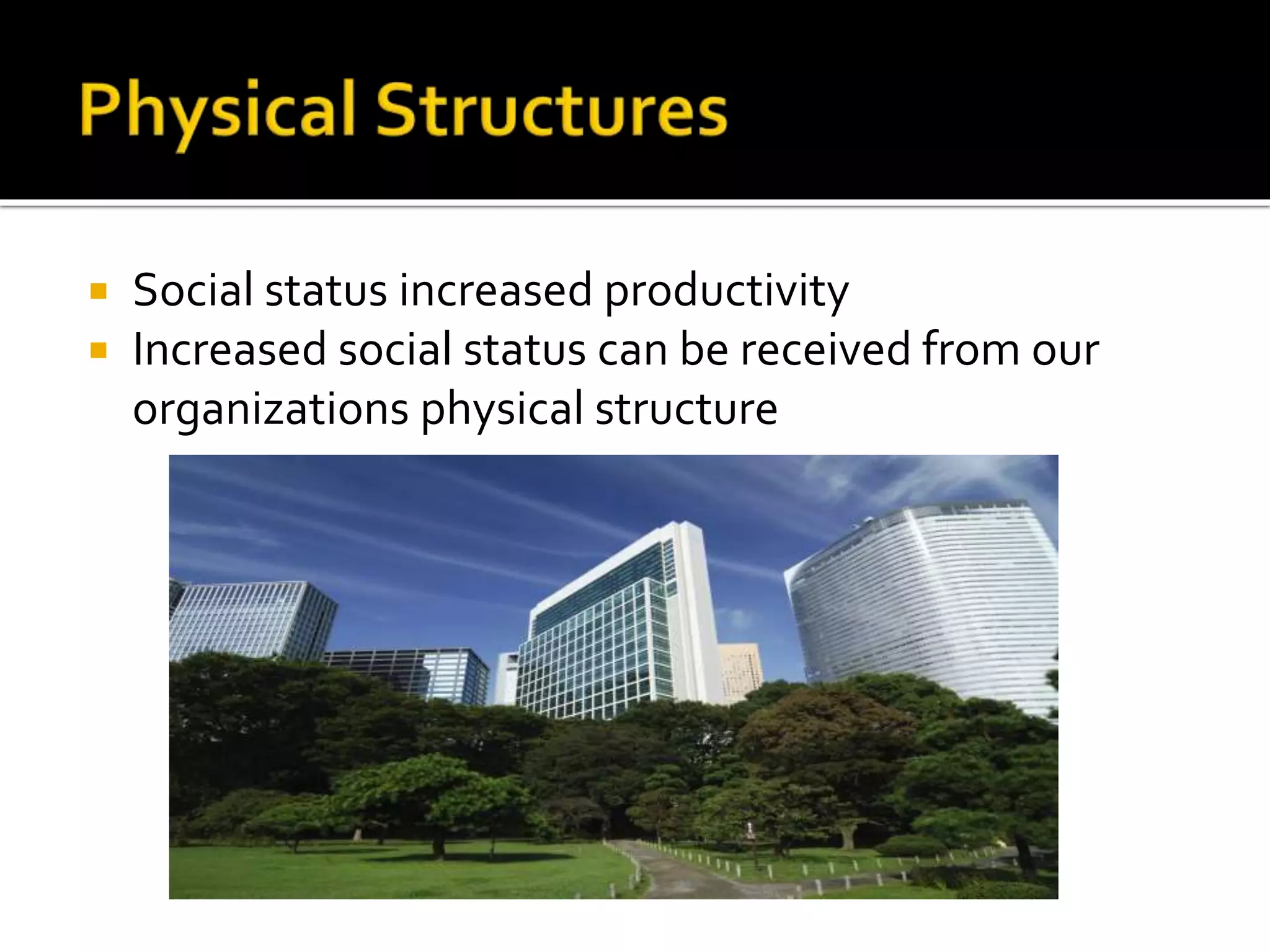 The Physical Structure Of Organizations | PPTX