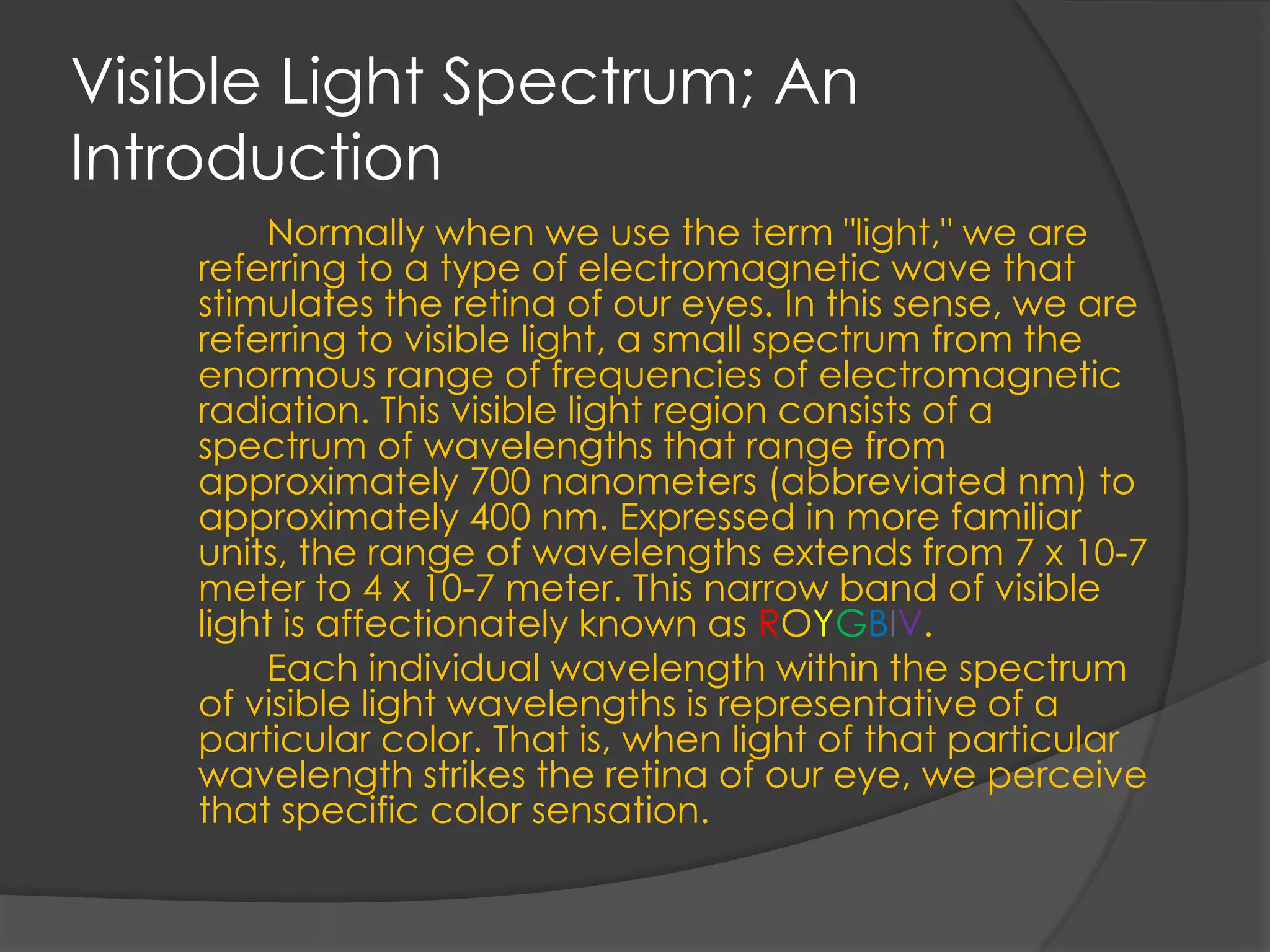 The physics of color - Rey San Andrew Rimando | PPTX