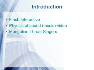 The Physics of Music | PPT