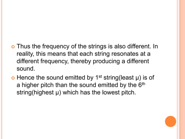 The physics of music | PPT