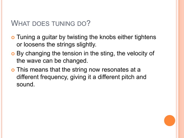 The physics of music | PPT