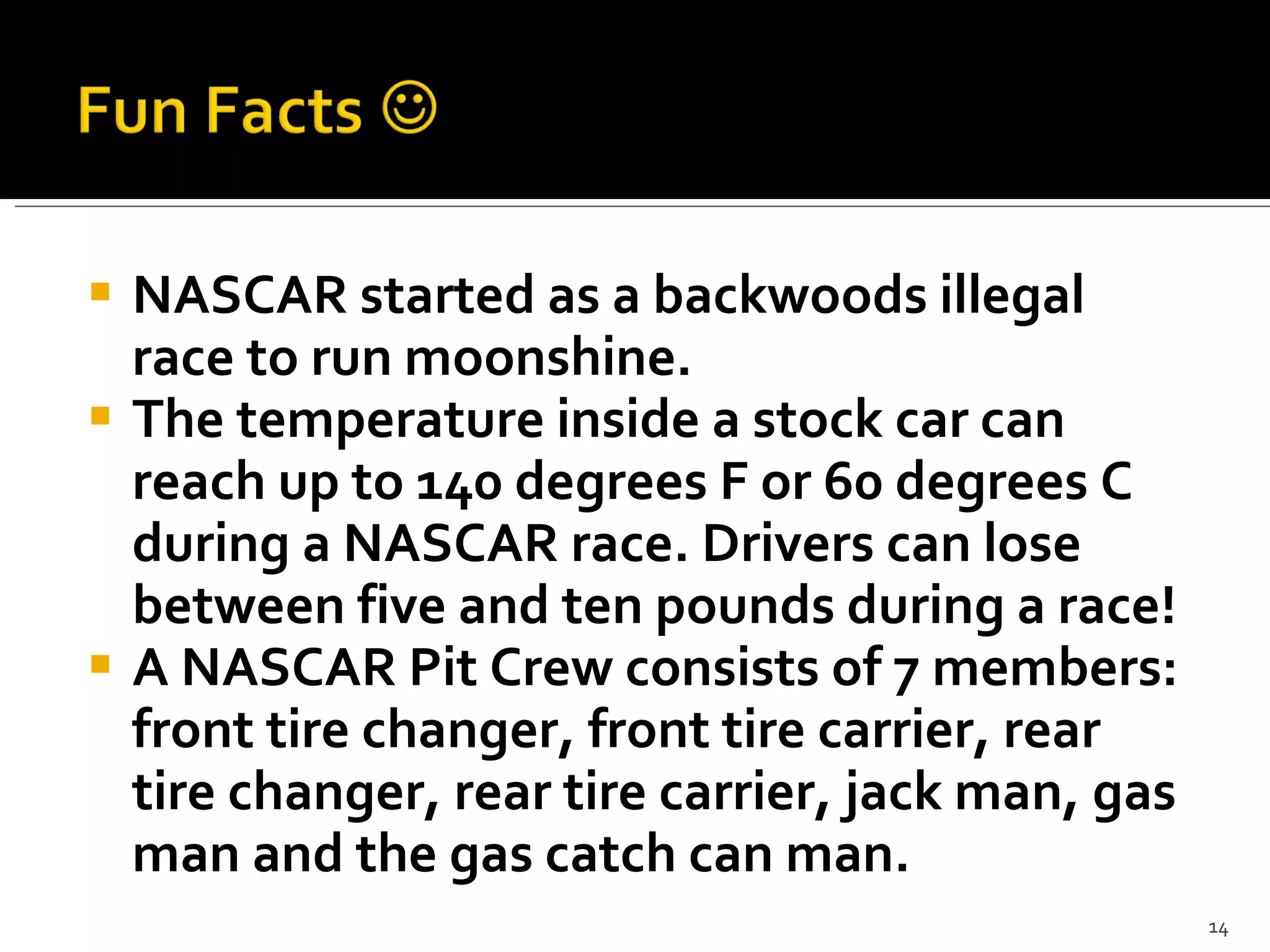 The Physics Of Nascar | PPT