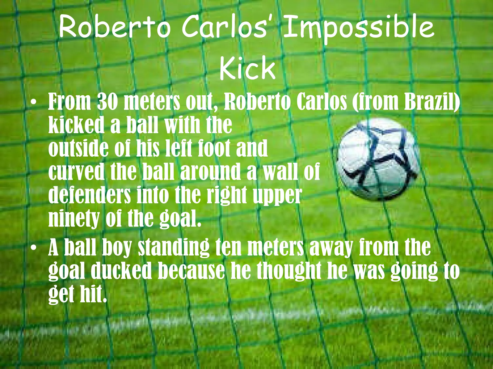 The Physics Of Soccer | PPT