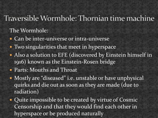 The Physics Of Time Travel | PDF