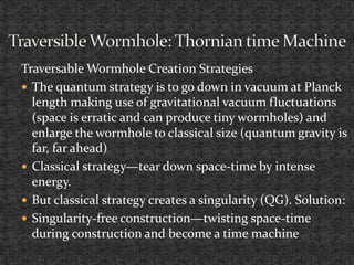 The Physics Of Time Travel | PDF