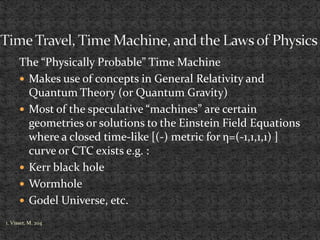 The Physics Of Time Travel | PDF