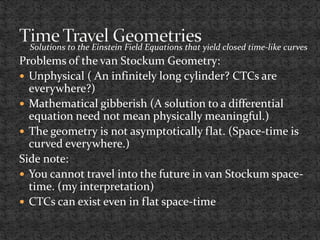 The Physics Of Time Travel | PDF