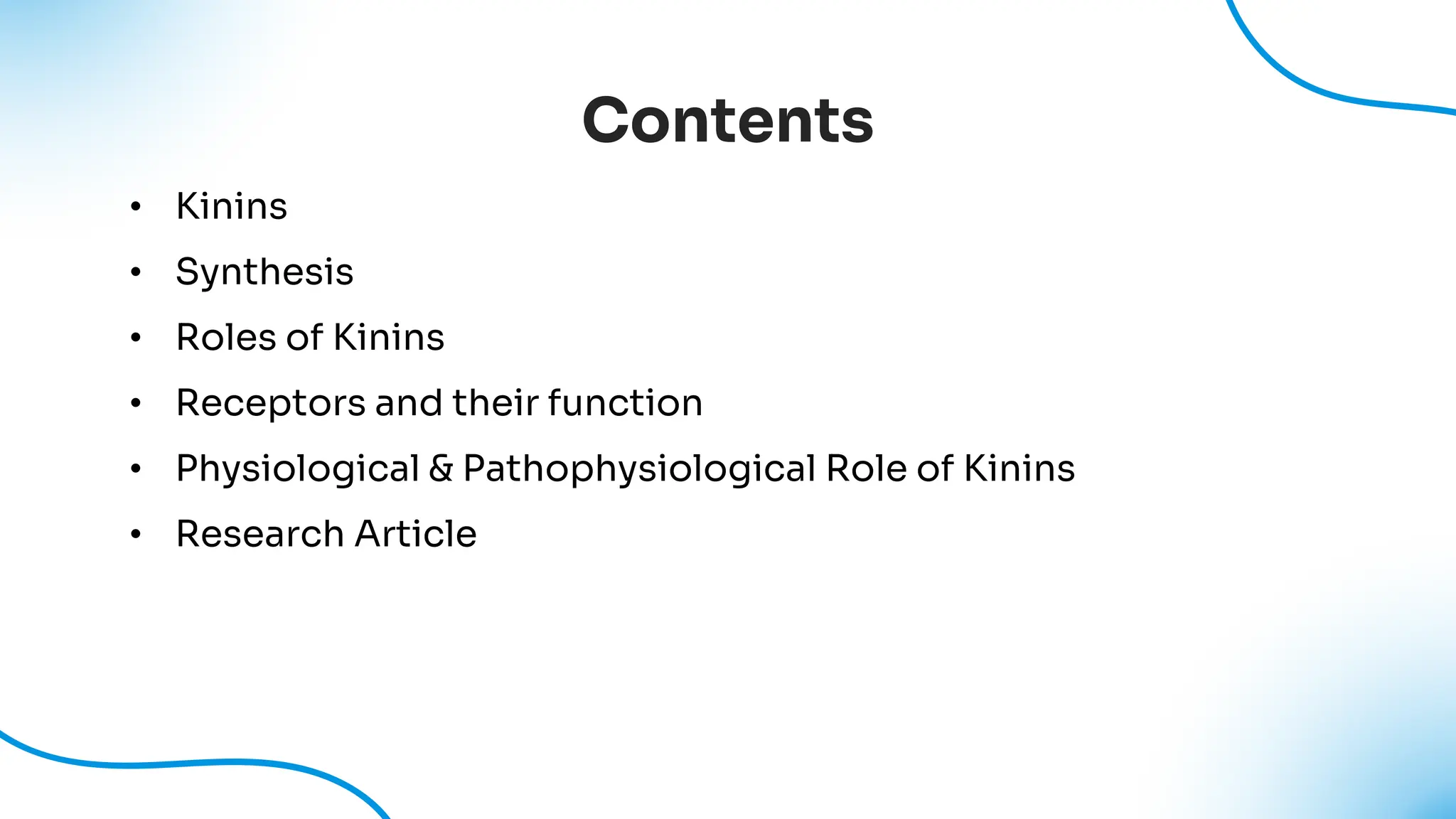 The Physiological and Pathophysiological Role of KININS.pptx