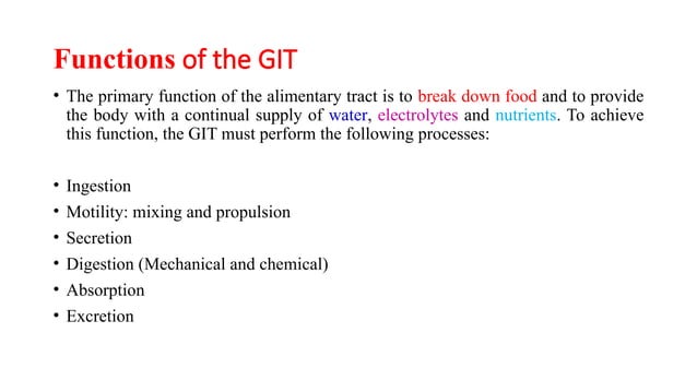 The Physiology of the Gastrointestinal Tract (GIT (complete).pptx ...