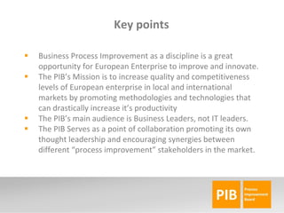 The PIB overview | PPT