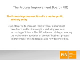 The PIB overview | PPT