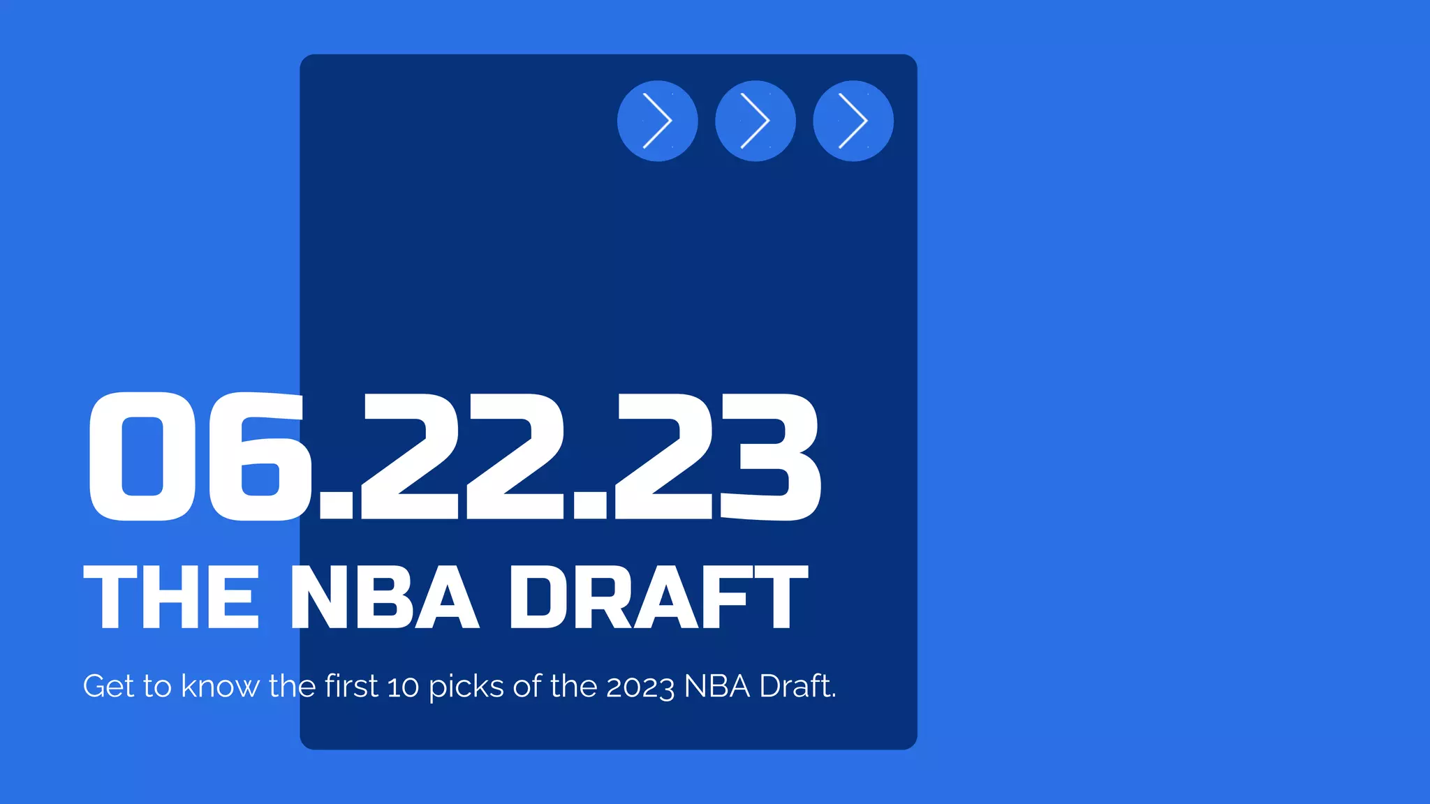 Meet The NBA Draft Class Of 2023 PPT Free Download