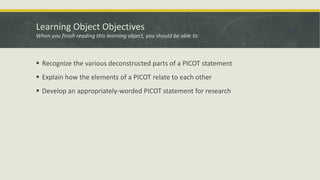 The picot method lo | PPTX