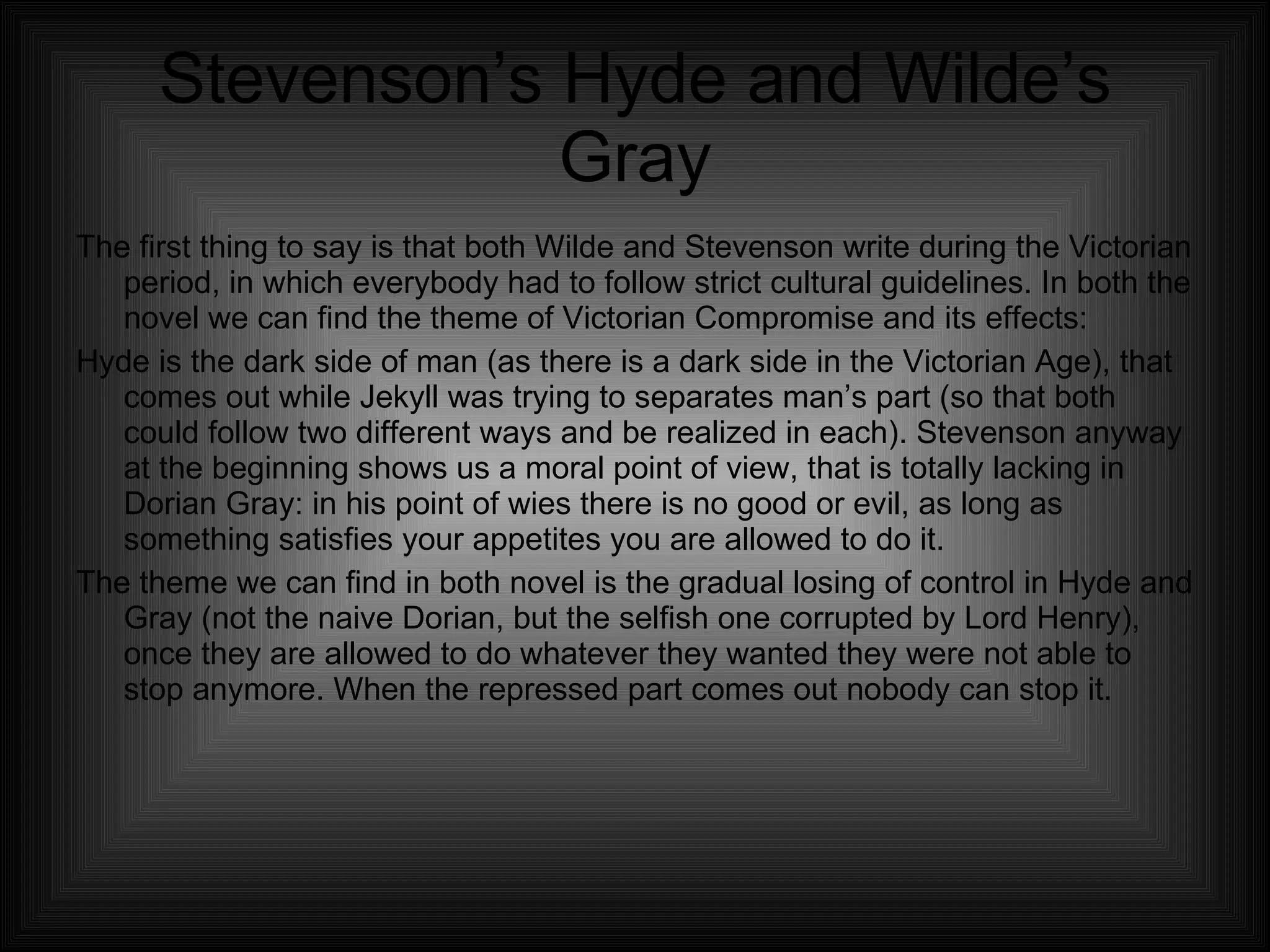 The Picture Of Dorian Gray | PPT