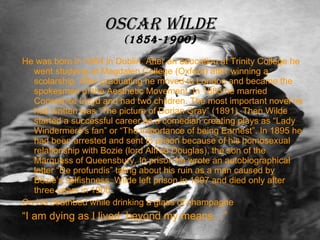 The Picture Of Dorian Gray | PPT