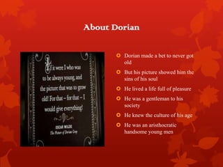 The picture of dorian gray | PPT