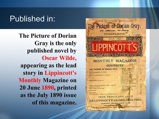 The picture of dorian gray | PPT