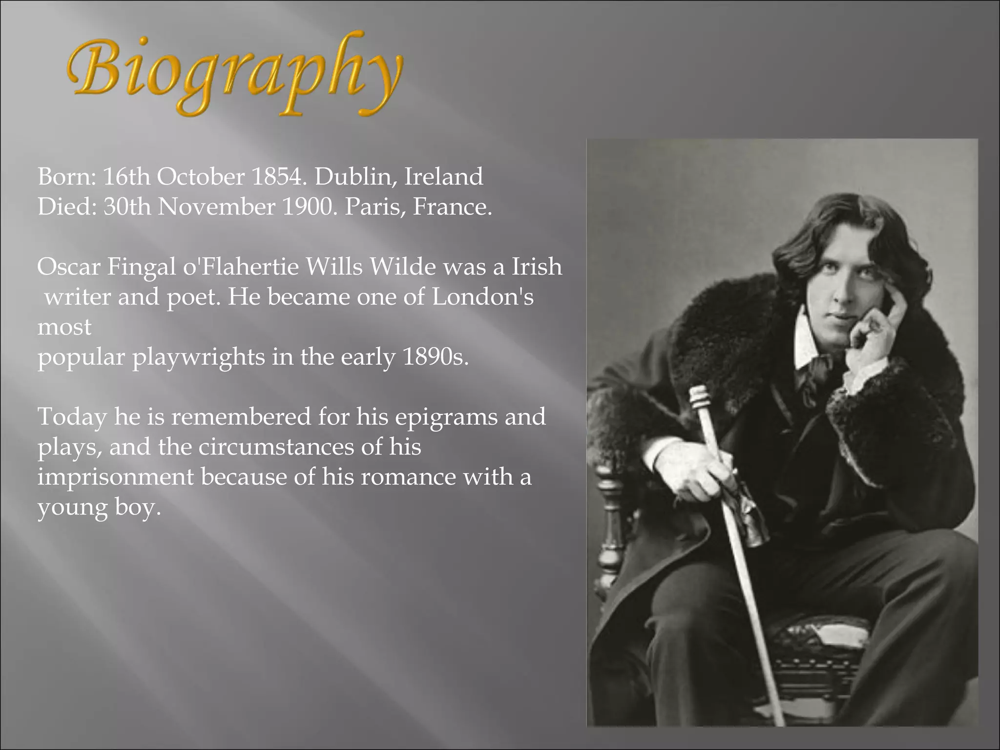 The picture of dorian gray | PPT