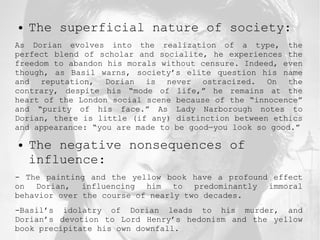 The picture of dorian gray | PPT