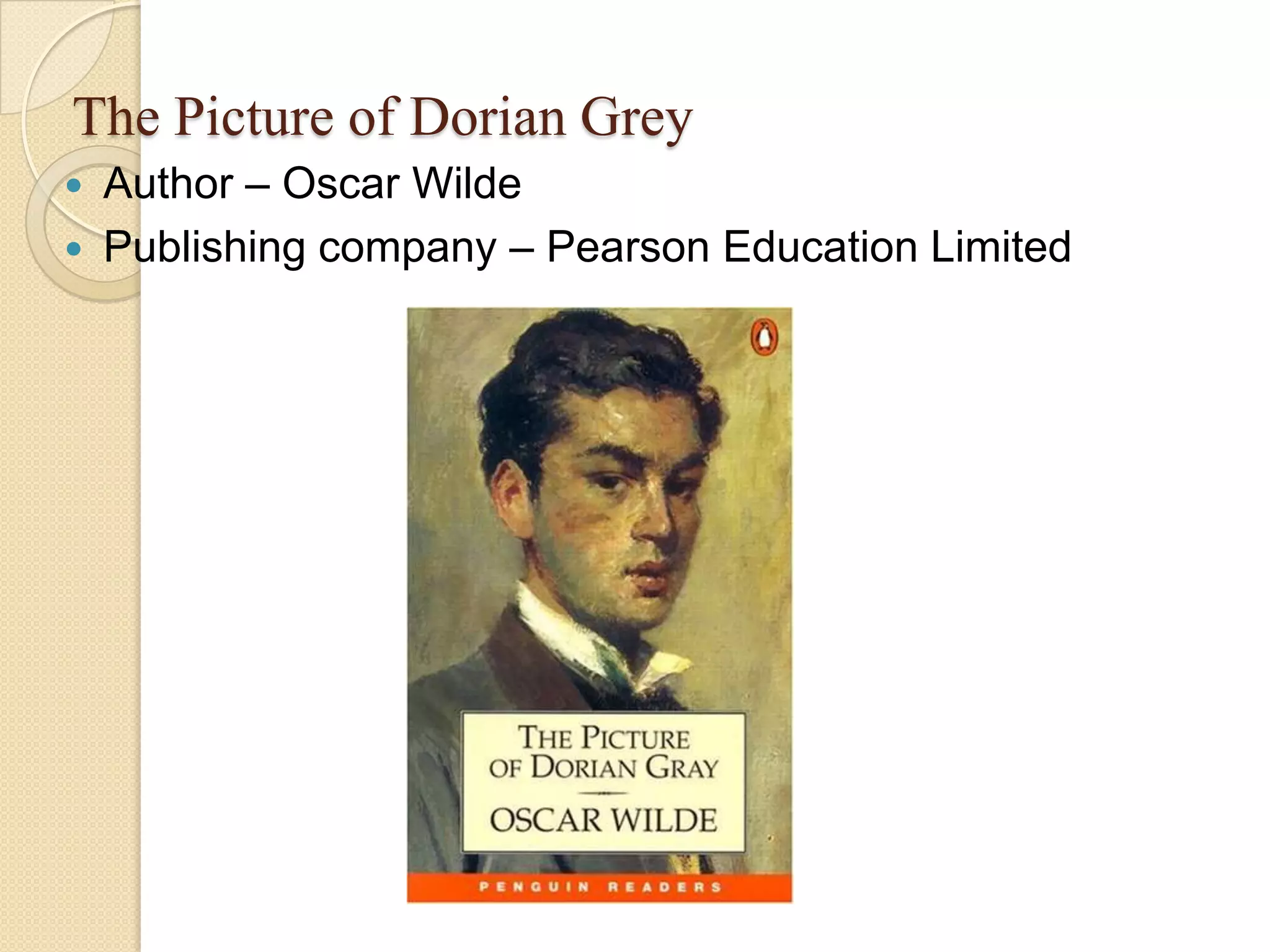 The picture of Dorian Grey | PPTX