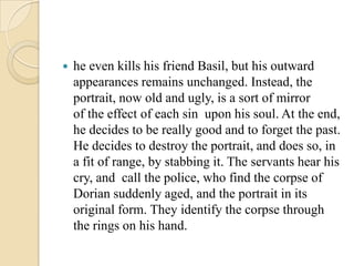 The picture of Dorian Grey | PPTX