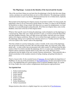 The pilgrimage | PDF