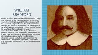 The pilgrims, Plymouth Colony. | PPSX