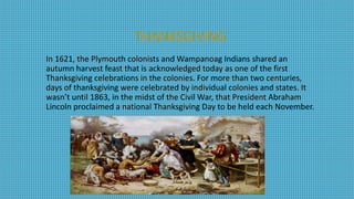 The pilgrims, Plymouth Colony. | PPSX