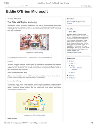 The pillars of digital marketing | PDF