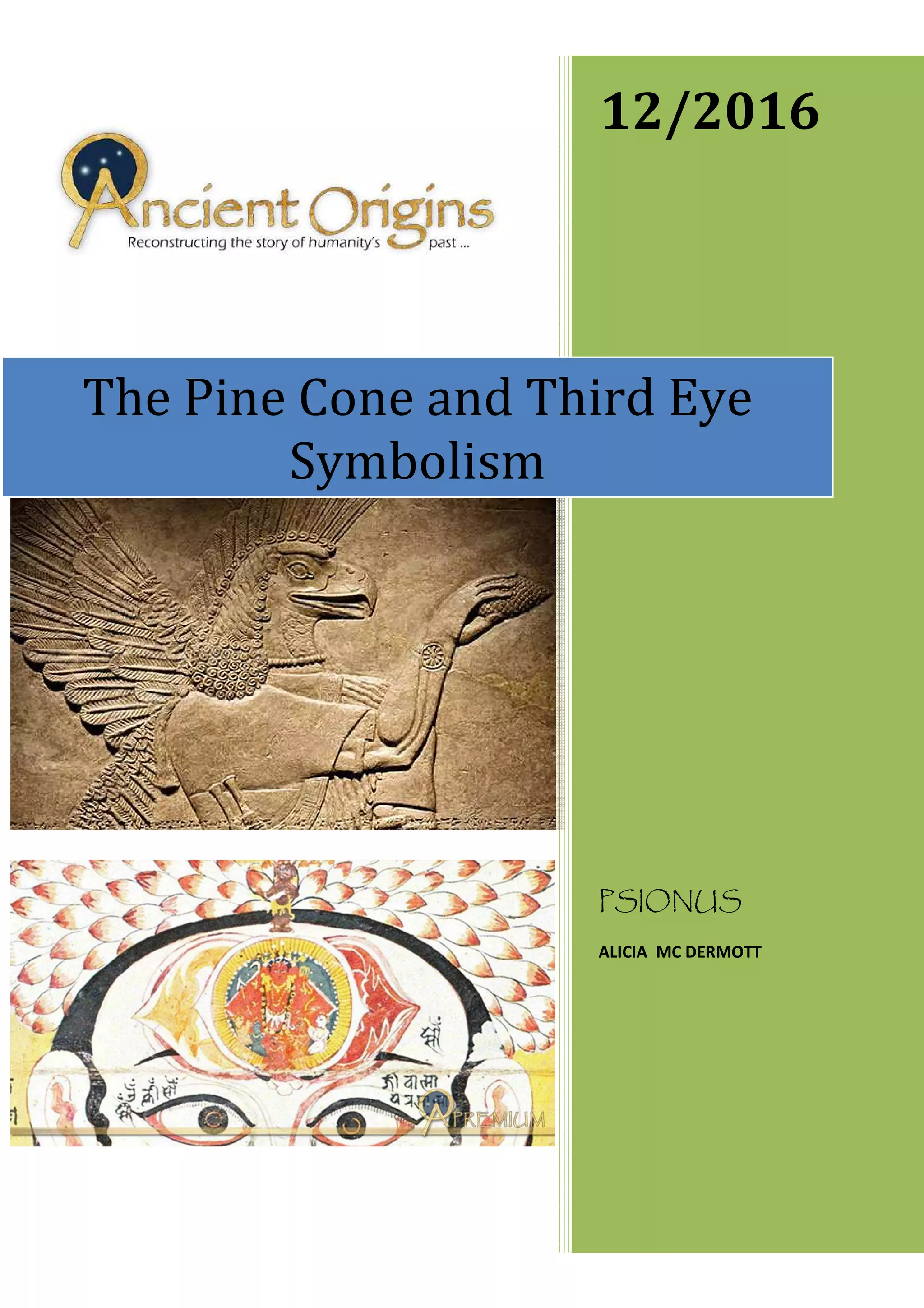 The pine cone and third eye symbolism | PDF