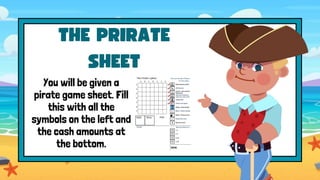 The Pirate Game - Fun game, whole class activity | PPTX