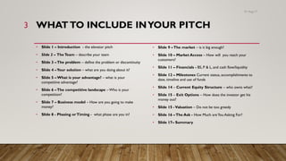 The Structure of a Pitch Deck for Startups | PDF