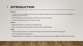 The Structure of a Pitch Deck for Startups | PDF