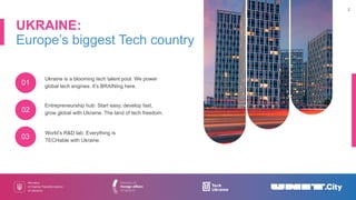 The pitch deck for Ukrainian tech sector | PPT