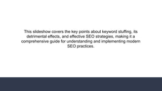 The Pitfalls of Keyword Stuffing in SEO: Understanding, Examples, and ...
