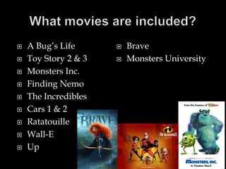 Pixar Theory Timeline Movie