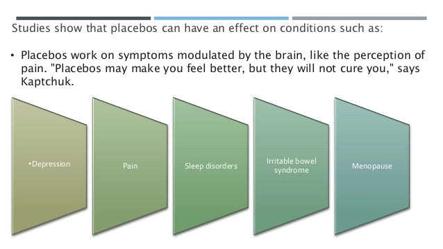 The Placebo Effect | PPTX | Brain and Nervous System Disorders ...