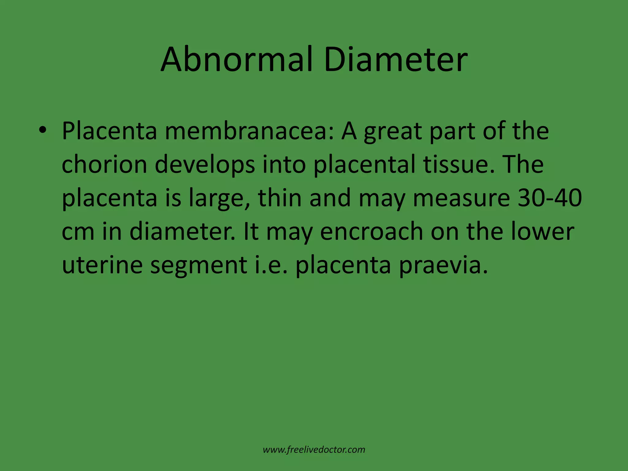 The placenta | PPTX