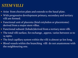 The placenta and fetal membranes | PPTX