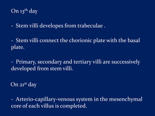 The placenta and fetal membranes | PPTX